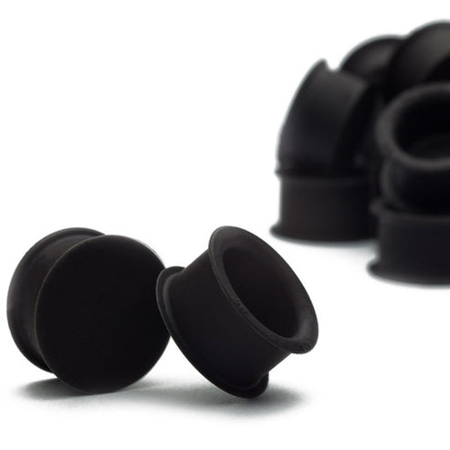 KAOS Black Hollow Plugs (10 gauge - 1 inch) – King's Body Jewelry