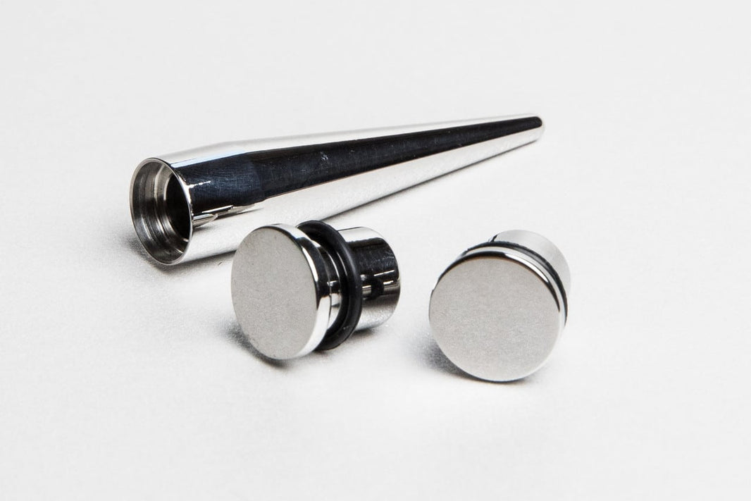 Stretcher Earrings, Ear Stretching Sizes, Taper & Gauge Stretching Kit ...