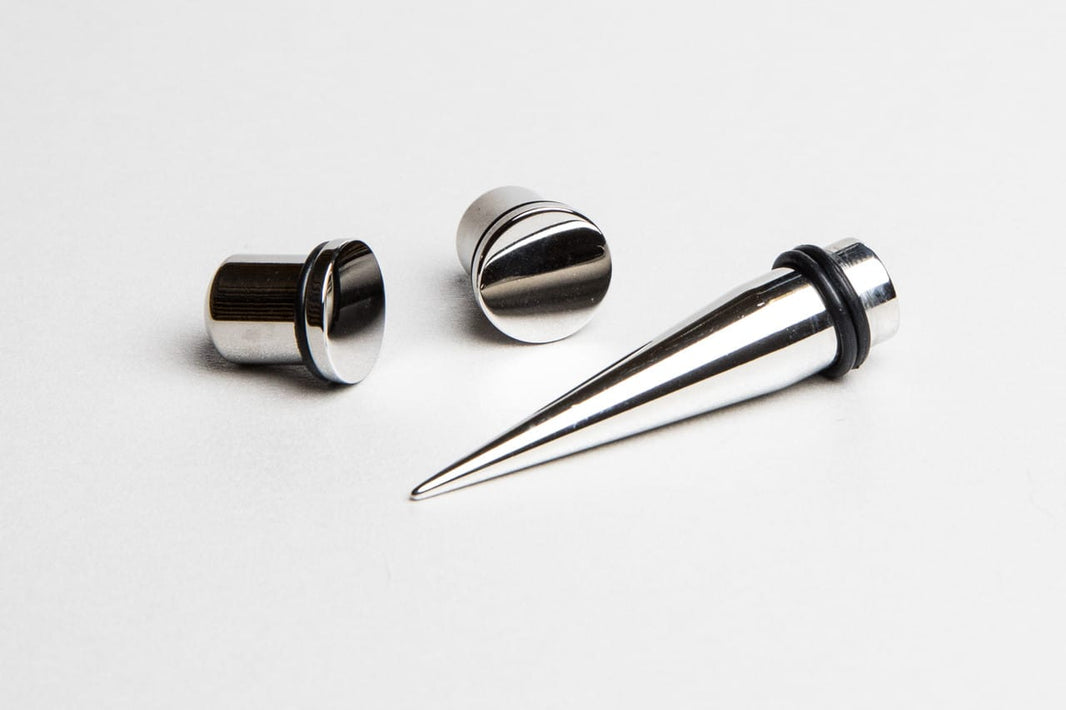 Stretcher Earrings, Ear Stretching Sizes, Taper & Gauge Stretching Kit ...